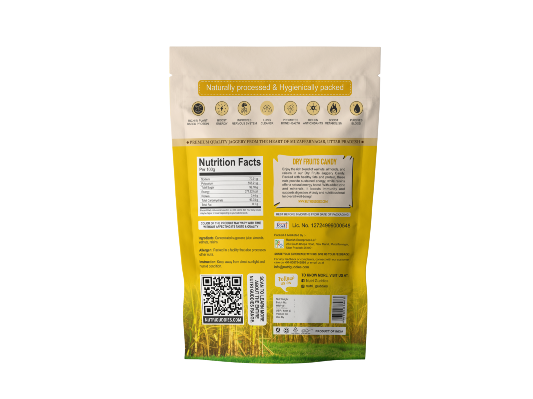 Jaggery Dry Fruits Candy – Guddies